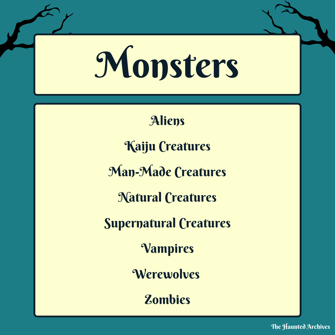 Horror Sub-Genres | The Haunted Archives